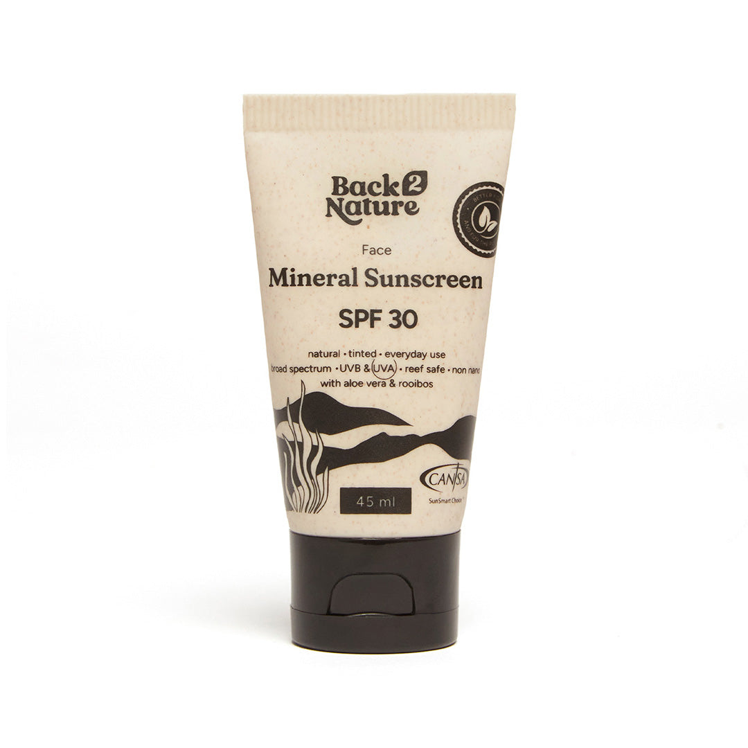 Back 2 Nature Face Mineral Sunscreen SPF 30 (100ml) - Krystal Waters ...