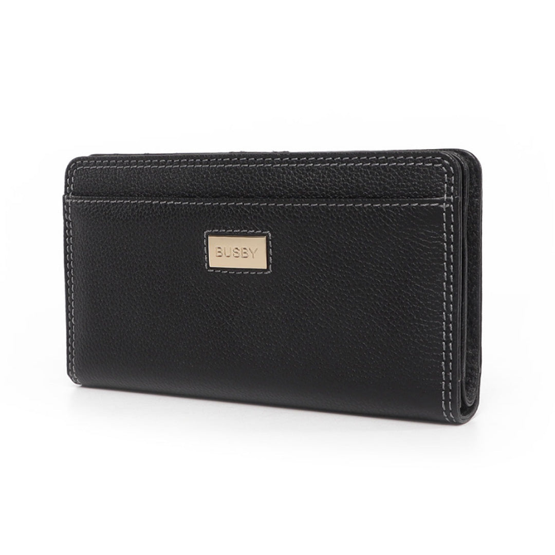 Busby Jessica Zip Around Wallet Black - Krystal Waters – Krystal Waters ...