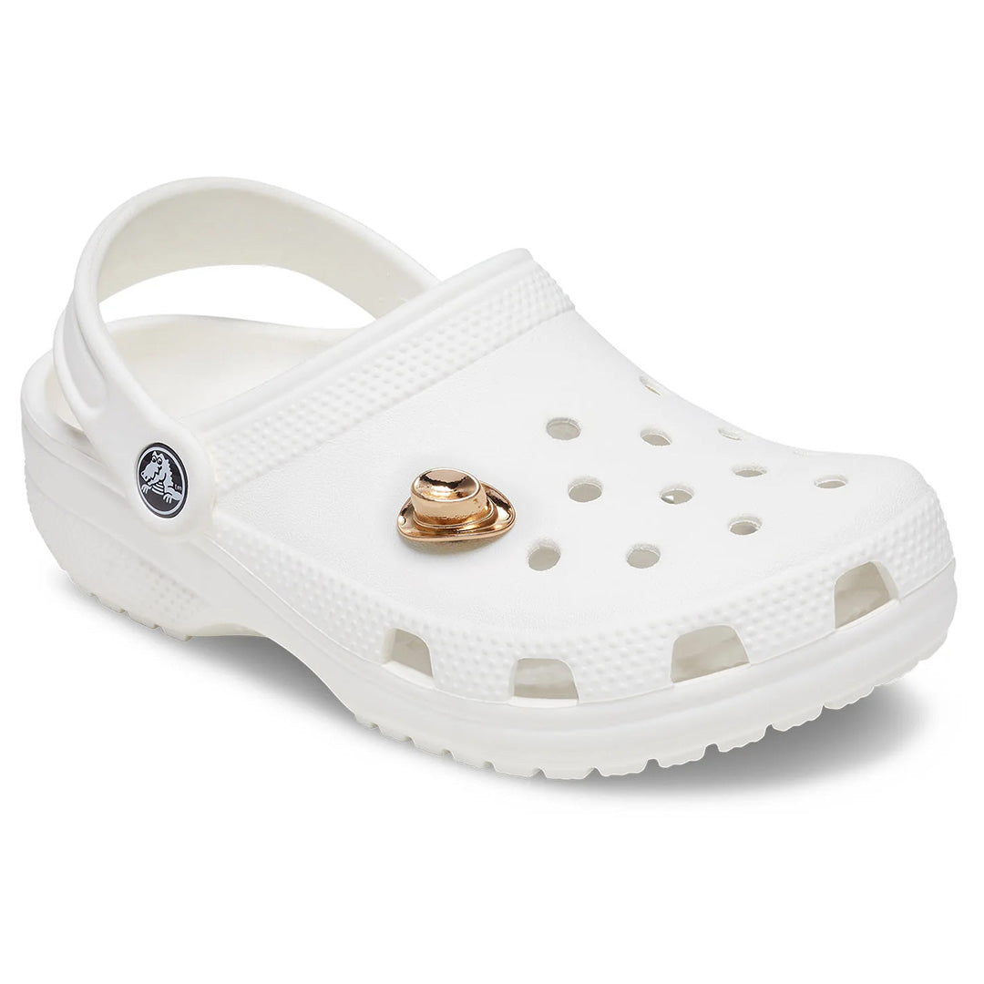 Crocs Jibbitz Gold Cowboy Hat - Krystal Waters – Krystal Waters Beach ...