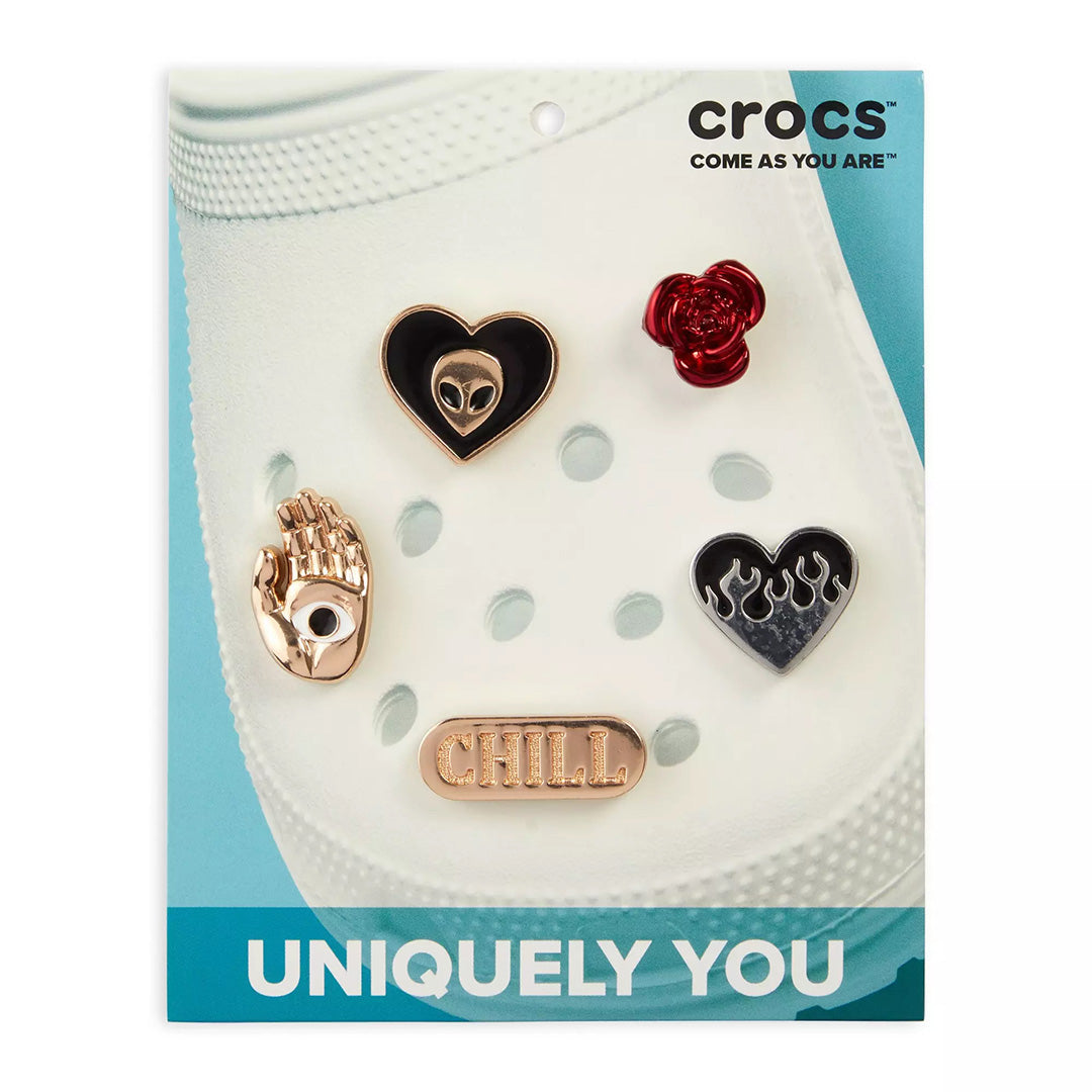 Crocs Jibbitz Elevated Chill 5 Pack - Krystal Waters – Krystal Waters ...