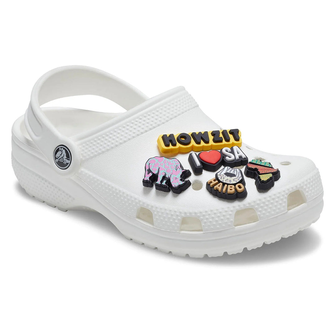 Crocs Jibbitz I Love SA Mix 5 Pack - Krystal Waters – Krystal Waters ...