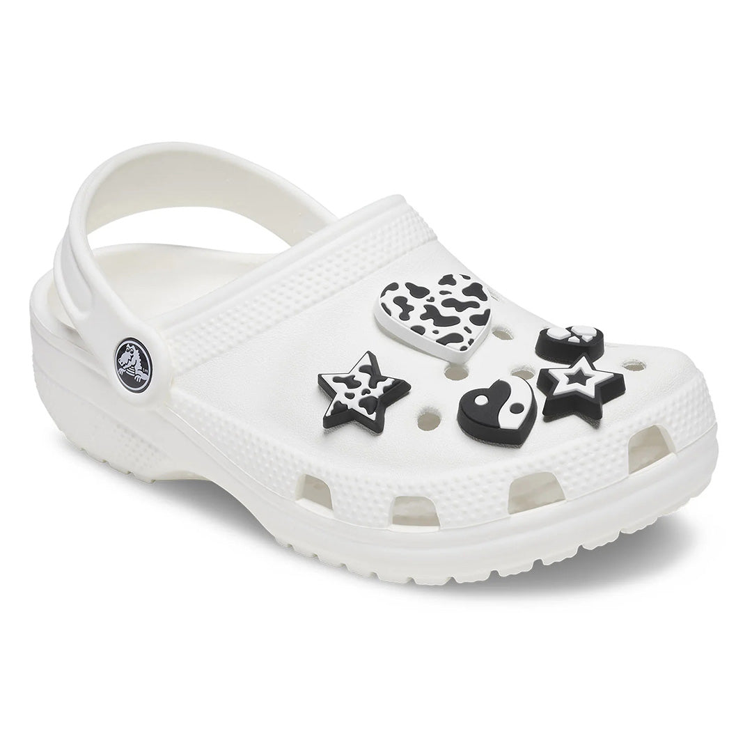 Crocs Rock Mono BnW 5pc Pack Jibbitz - Krystal Waters – Krystal Waters ...