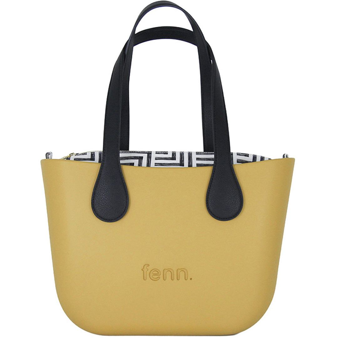 Fenn Collection Petite Tote Handbag Mustard Yellow - Krystal Waters ...