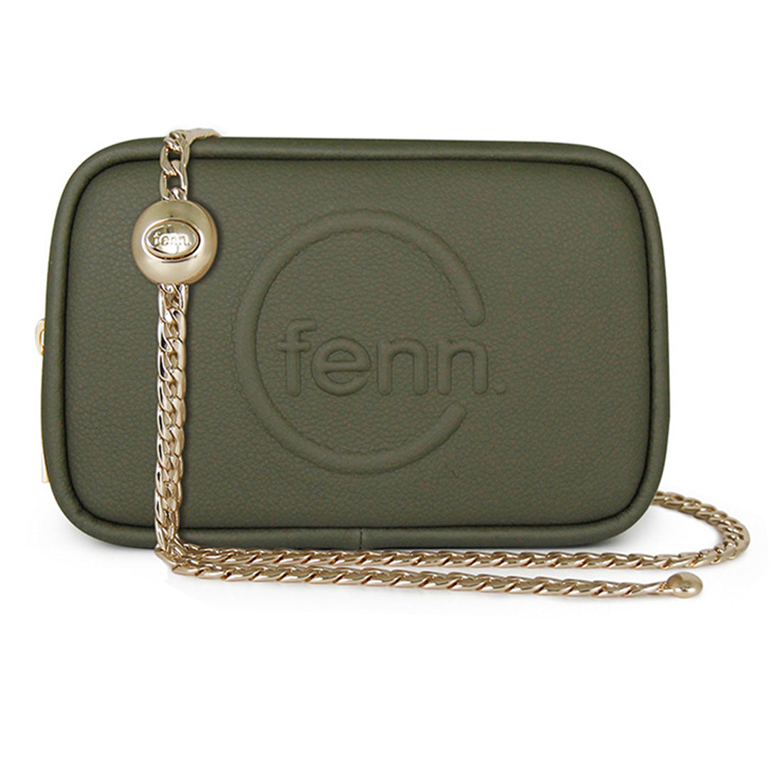 Fenn Collection Pouch Chain Crossbody Women Army Green - Krystal Waters ...
