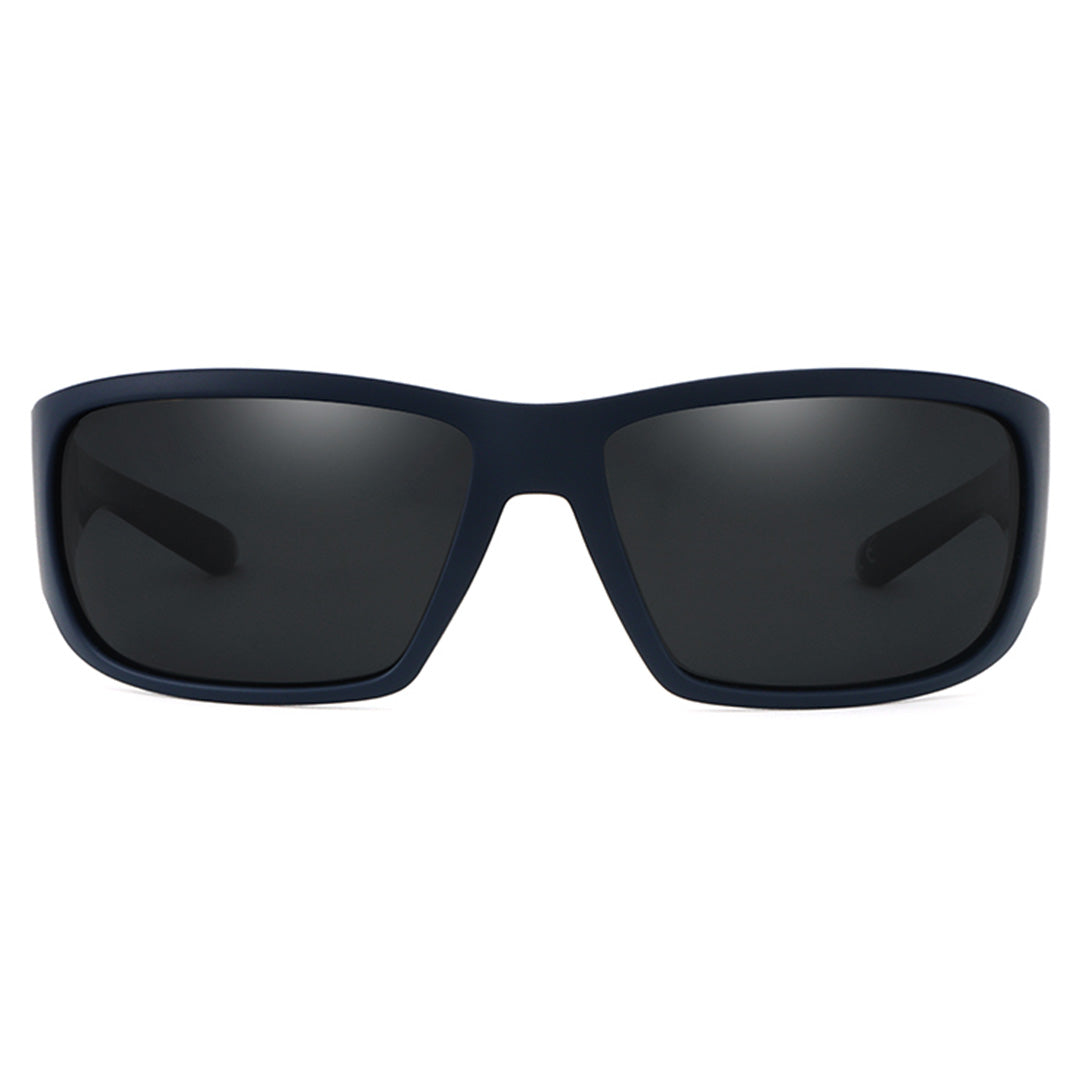 Lundun Black Rectangular Mens Polarised Sunglasses L9109 - Krystal ...