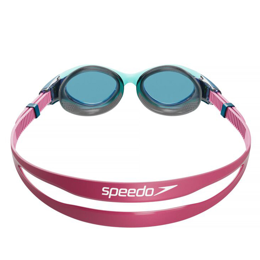 Speedo Women's Biofuse 2.0 Goggles Blue/Pink - Krystal Waters – Krystal ...